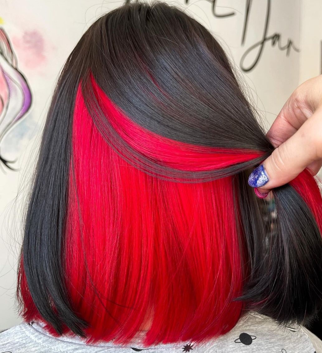 Underlayer Hair Color Ideas Fashion Hairstyle