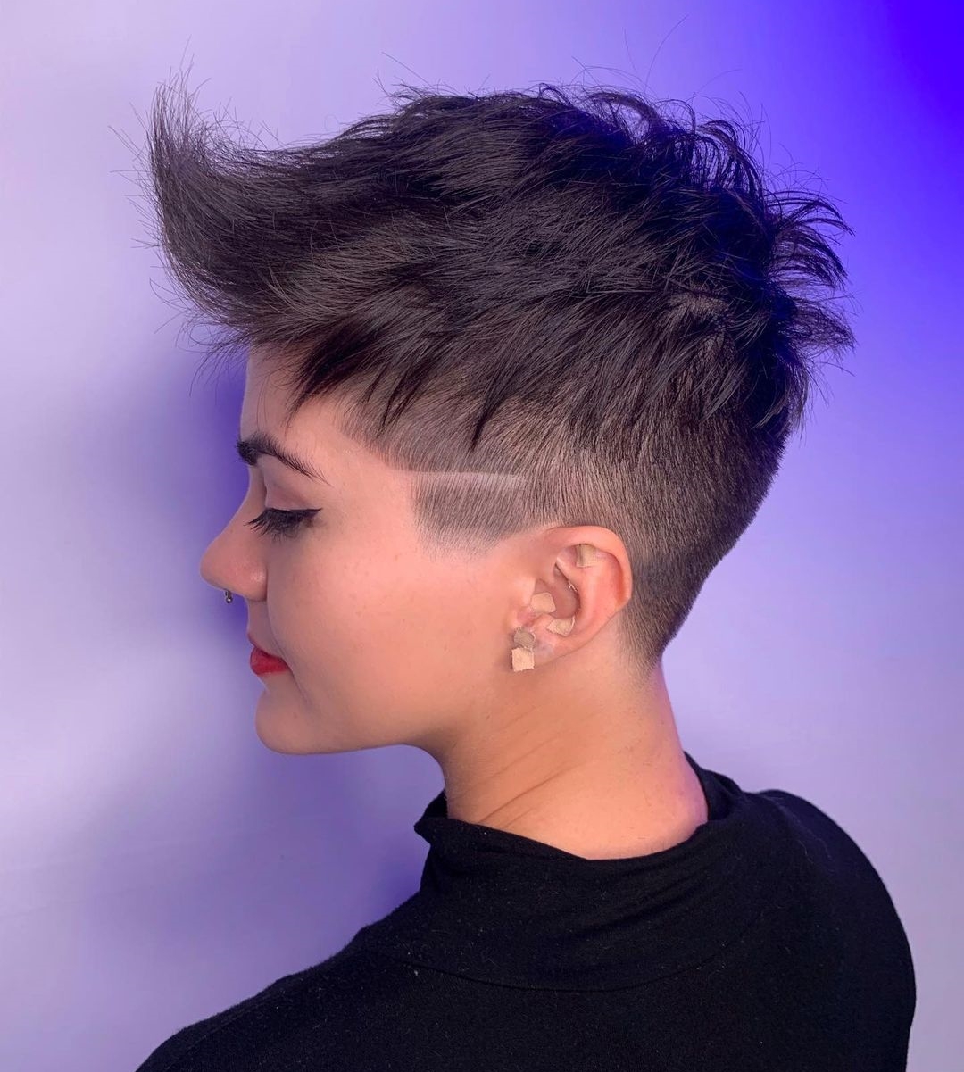 Faux Hawk Women Short Hair