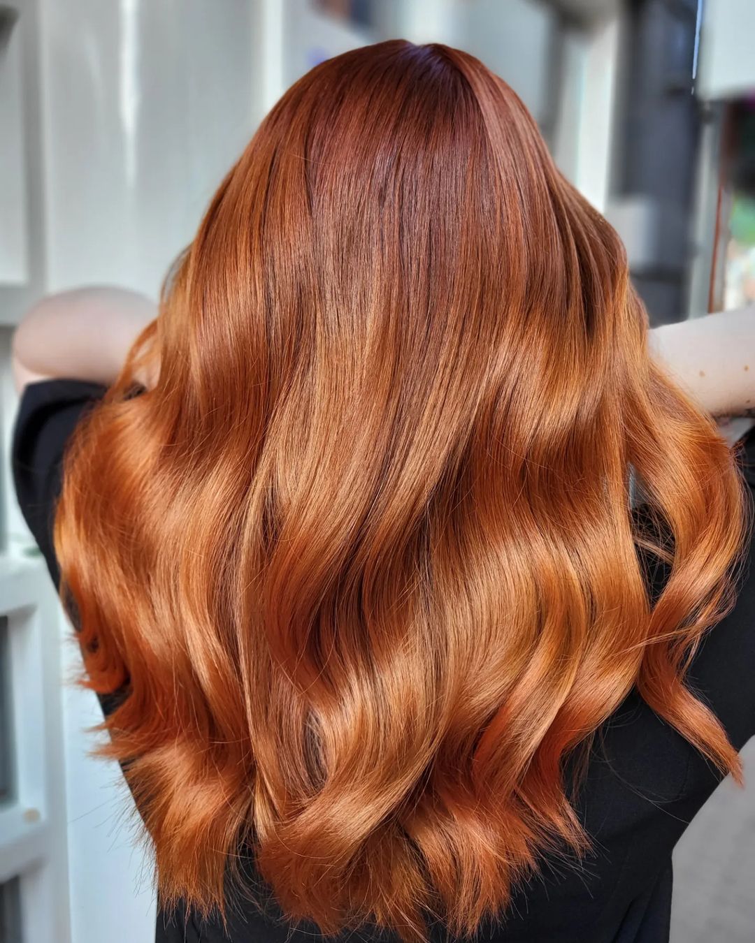 Natural Dark Red Hair
